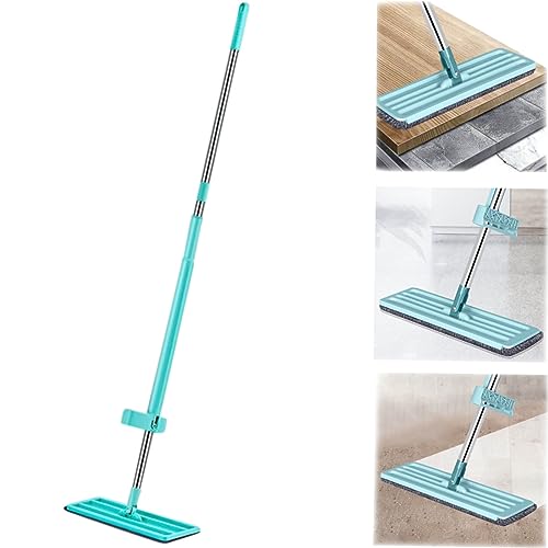 Magic Mop Smart Home Flat Mop, Microfiber Hardwood Floor Mop, Household Wooden Floor, Lazy Person, Mop Floor, No Hand Washing, Dry and Wet, Mop and Clean The Artifact (1PC)