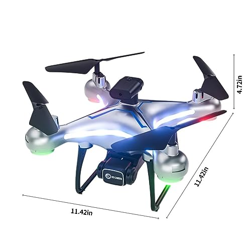 Drone With 4K Dual HD Camera Optical Localization Remote Control Toys Gifts For Boys Girls, Headless Mode, O𝚗e Key Take Off/Land, Altitude Hold, Intelligent Obstacle Avoidance