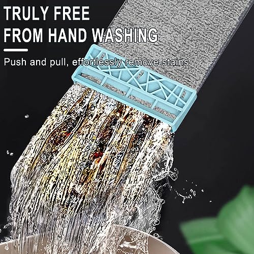 Long Handle No Hand Washing Flat Mop, Household Wooden Floor for Lazy Person, Floor Mop for Floor Cleaning