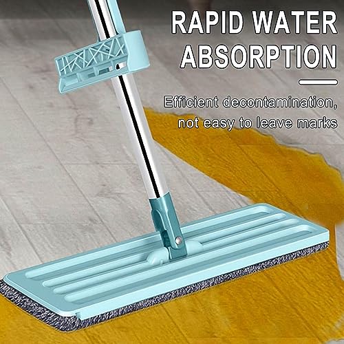 Long Handle No Hand Washing Flat Mop, Household Wooden Floor for Lazy Person, Floor Mop for Floor Cleaning