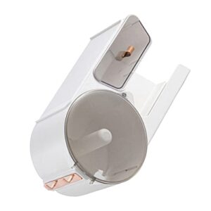 lightaotao paper roll wall mounted toilet paper holder white paper towel holder wall mounted paper towel holders towel storage rack toilet tissue holder tissue storage shelf toilet paper case