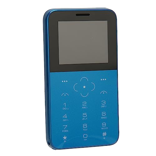 Airshi Dumb Phone, ABS 0.08MP Elderly Cellphone for Home (Deep Sea Blue)