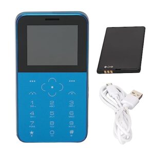 Airshi Dumb Phone, ABS 0.08MP Elderly Cellphone for Home (Deep Sea Blue)