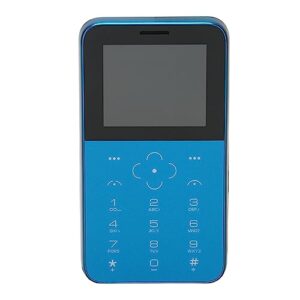 Airshi Dumb Phone, ABS 0.08MP Elderly Cellphone for Home (Deep Sea Blue)