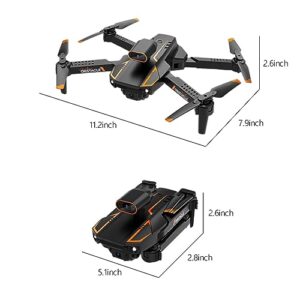 RKSTD Adult Kids Dual Camera Drone, HD FPV Camera Mini RC Quadcopter Drone Toy, With Intelligent Obstacle Avoidance, One Button Start/Return, Altitude Hold, Track Flight