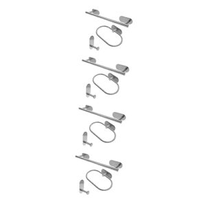 cabinet door towel holder 4 sets s towel hooks hanging rod hanging ring hook up x1 silver 304 stainless steel towel ring stainless steel stainless steel hook