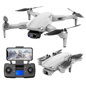 rkstd adult rc drone with hd camera, rc quadcopter, fixed height, headless mode, automatic return, brushless motor, waypoint flight, follow me, headless mode, holiday gift for adults