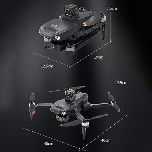 RKSTD 4K Camera GPS Adult RC Drone, RC Quadcopter, Fixed Height, Headless Mode, 360° Obstacle Avoidance, Automatic Return, Brushless Motor, Waypoint Flight, Holiday Gift For Adults