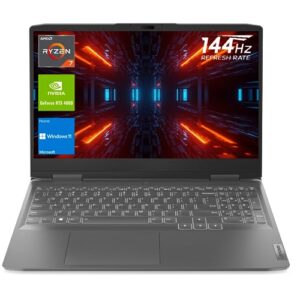 lenovo loq gaming laptop, 16.0" wuxga screen, amd 8-core ryzen 7 7840hs(> i7-12700h), nvidia geforce rtx 4060, 64gb ddr5 ram, 2tb pcie ssd, webcam, backlit keyboard, wi-fi 6, windows 11 home, grey