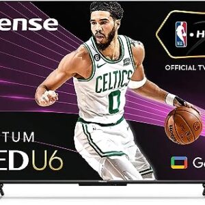 Hisense 50-Inch Class U6H Series Quantum ULED 4K UHD Smart Google TV Compatible with Alexa 50U6H (Renewed)