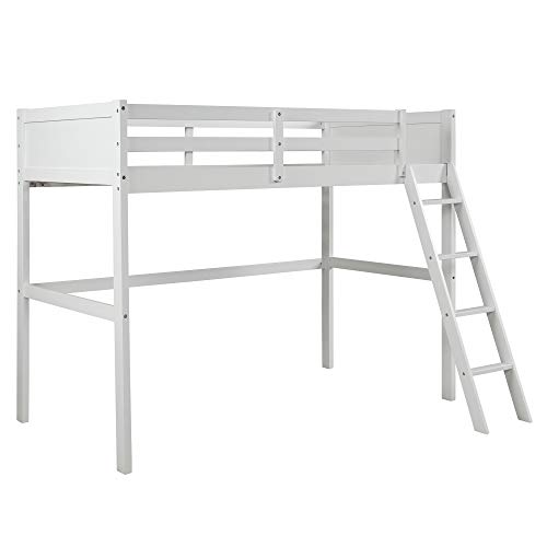 Eafurn Twin Over Full Bunk Bed with Storage Cabinet, Wood L-Shaped Bunk Beds with Guardrails and Ladder,2 in 1 Bunk Bed Convertible Into a Loft Bed and Platform Bed, No Box Spring Need