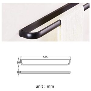 Towel BAR Rack Towel Rack Hardware Bathroom Accessory Single Black Antique Color Bathroom Brass Single Rod Towel Bar Towel Bar