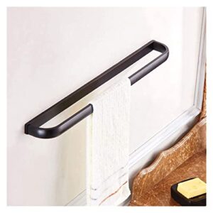 Towel BAR Rack Towel Rack Hardware Bathroom Accessory Single Black Antique Color Bathroom Brass Single Rod Towel Bar Towel Bar