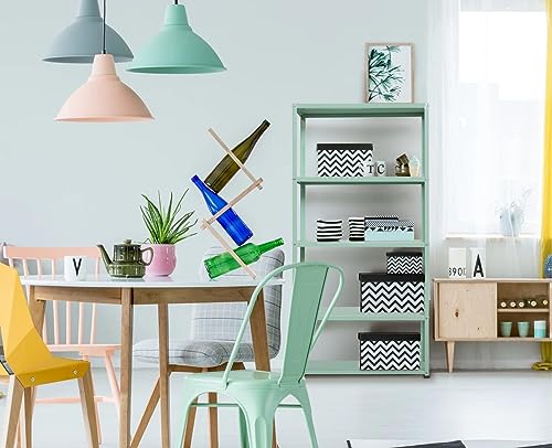 Medium 5-Tier Open Bookshelf freestanding Standing Storage Decorative Shelf Multifunctional Display Stand for Home and Office, Light Green