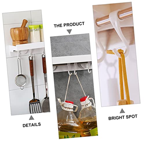 Cabilock 1pc Towel Rack Pendant Tub Shelf Wall Mounted Shelves for Storage Folding Shelf Bathroom Wall Storage Shower Bottle Holder Hanging Shelf Bathroom Kitchen Rack Storage Rack Iron Abs