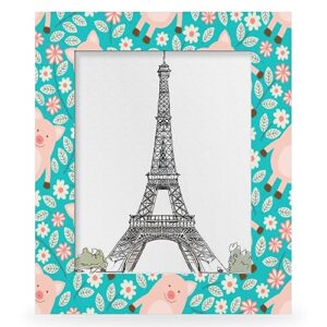 pofato pig leaf pattern11x14 picture frame wood photo frame for tabletop display wall mount picture frame display 11 x 14 inch photo wall decor home gift frames