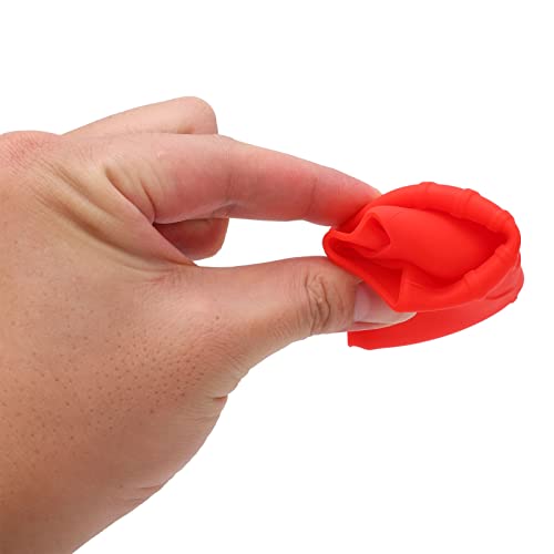 Okuyonic Drone Controller Rocker Sleeve, Flexible Drone Controller Silicone Protector Soft Shock Proof Prevent from Bumping Non Deform for FPV(Red)