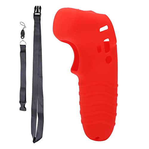 Okuyonic Drone Controller Rocker Sleeve, Flexible Drone Controller Silicone Protector Soft Shock Proof Prevent from Bumping Non Deform for FPV(Red)