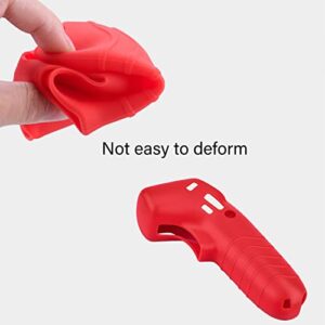 Okuyonic Drone Controller Rocker Sleeve, Flexible Drone Controller Silicone Protector Soft Shock Proof Prevent from Bumping Non Deform for FPV(Red)