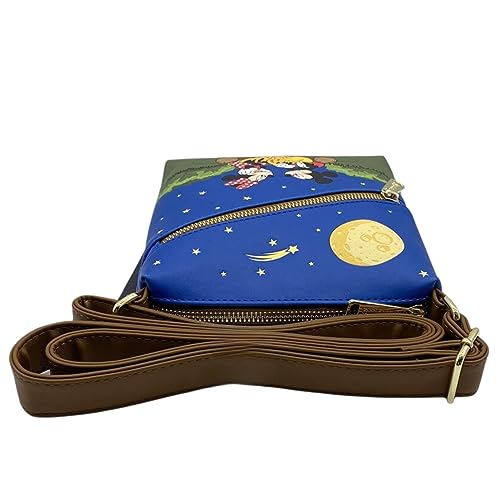 Loungefly Mickey, Minnie, & Friends Camping Scene Crossbody Passport Bag