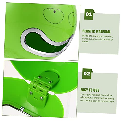 DOITOOL 1 Set Alien roll Paper Box Decorative Paper Towel Holder Plastic Toilet Paper Holder car Paper Towel Holder Ornament Container Wall Mounted Toilet Paper case Hand Towel Dispenser