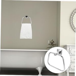 Towel Rack Towel Rack Towel Holder Wall-Mounted Storage Rack Towel Organizer Towel Wall Organizer Towel Rod Towel Ring Hanger Lanyard Stainless Steel Internet Business