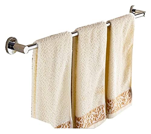 Towel BAR Rack Towel Shelfs,Bathroom Brass Towel Bar/Polished Chrome Mirror Surface/Bathroom Kitchen Towel Rack/Wall Hanging/Single Rod/Multi Size Optional/40Cm (Size : 80Cm)