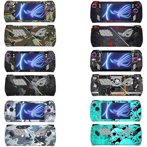 Protective Case Skin Decal Stickers Cover for Asus Rog Ally Handheld Console,Full Set Protective Skin Decal for Rog Ally Gaming Screen Protector Accessories (0124)