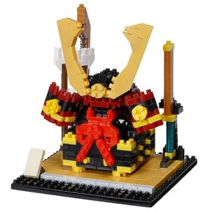 nanoblock - Artifacts - Samurai Helmet Ornament, Sights to See Series Building Kit