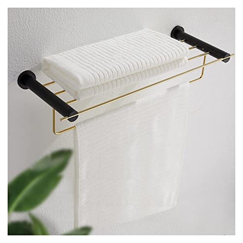 Towel BAR Rack Bath Hand Towel Holder,European Style Hand Towel Holder Without Punching Hook,Bathroom Rack Towel Rail/Towel Bar/a (Color : Towel Single Rod, Size : Christmas Reindeer -Style5)