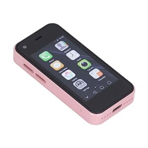 Rosvola Small 3G Smartphone, Quad Core 2.5 Inch Cellphone for Kids for Everyday Life (Pink)