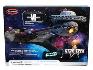 skill 2 model kit lighting kit for klingon kronos one spaceship star trek vi: the undiscovered country (1991) movie 1/350 scale model by polar lights mka055m