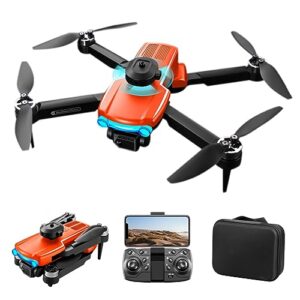 Brushless Motor Drone With 1080P Camera 2.4G WIFI FPV RC Quadcopter With Headless Mode, Follow Me, Altitude Hold, Obstacle Avoidance Toys Gifts For Kids Adults