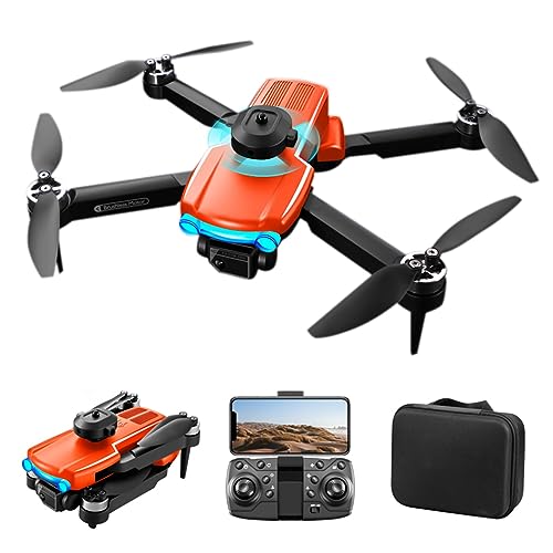 Brushless Motor Drone With 1080P Camera 2.4G WIFI FPV RC Quadcopter With Headless Mode, Follow Me, Altitude Hold, Obstacle Avoidance Toys Gifts For Kids Adults