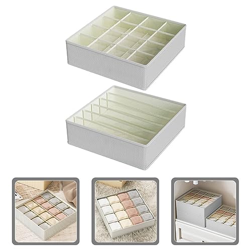 Didiseaon 1 Set Underwear Drawer Organizer Bras Socks Storage Foldable Wardrobe Organizer