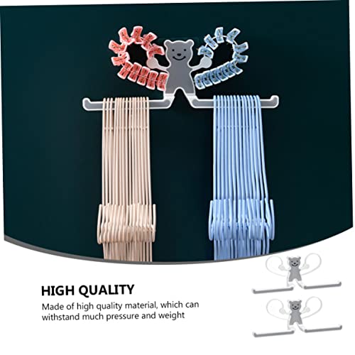 HOOTNEE 2Pcs Hanger Storage Rack Paper Towel Shelf Paper Towel Holder Wall Hooks for Coats Metal Clothes Hangers Wall Mounted Shelves for Storage Metal Storage Rack Shower Towel Stand pp