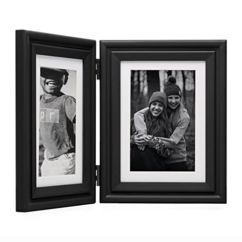 WISADD Bundled with Vertical 5X7 Double Picture Frames