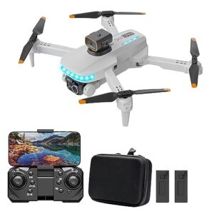 goolrc remote control drone with camera 720p dual camera obstacle avoidance wifi fpv storage bag package trajectory flight gesture photography follow flight