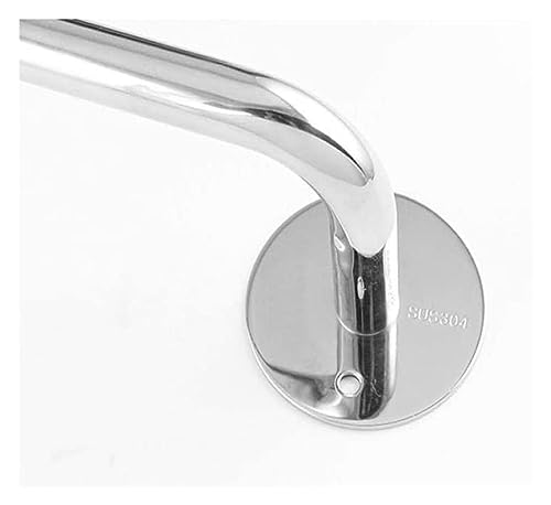 TOWEL BAR RACK Towel Rack Easy to Install Mirrored Bright Single Rod Simple Wall-Mounted Towel Rack-Length 60Cm Towel Storage Bath Towel Rail Single Towel Bar for Bathroom Chrome Hanging/Length 60Cm (