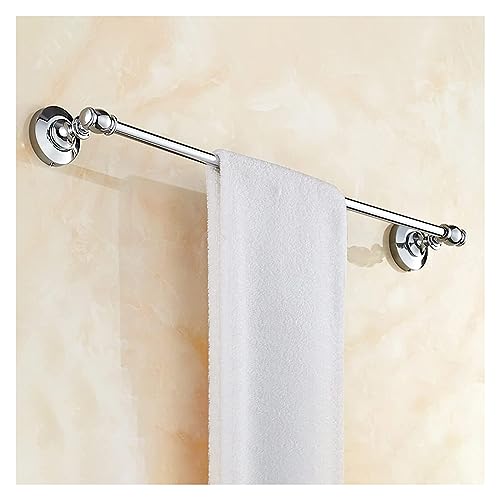 Towel BAR Rack Towel Rack Single Towel Storage Rack Towel Bar Polished Copper Chrome Finish Towel Rod,Wall Mounted Towel Shelf for Bathroom or Kitchen Bathroom Hardware/80Cm (Size : 80Cm)