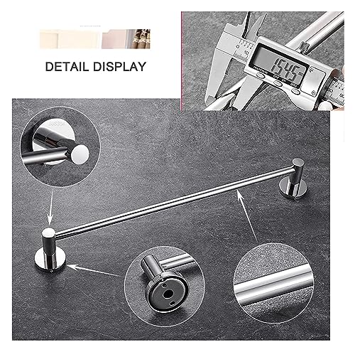 Towel BAR Rack Towel Rack Large Size Single Towel Storage Rack Towel Bars,Wall Mounted Towel Rod,Stainless Steel Polished Finish,for Bathroom Hardware,Kitchen and Toilet Bathroom Hardware/100Cm (Size