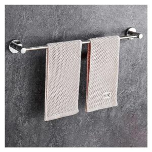 Towel BAR Rack Towel Rack Large Size Single Towel Storage Rack Towel Bars,Wall Mounted Towel Rod,Stainless Steel Polished Finish,for Bathroom Hardware,Kitchen and Toilet Bathroom Hardware/100Cm (Size