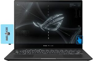 asus rog 13.4" 120hz wuxga touchscreen gaming laptop (amd ryzen 9 6900hs 8-core, 16gb lpddr5 6400mhz ram, 1tb ssd, geforce rtx 3050 ti 4gb, backlit kyb, killer wifi 6e, bt 5.2, win 11 home) w/hub