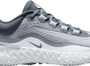 Nike Alpha Huarache Elite 4 Turf DV0496-012 Wolf Grey-White-Cool Grey Women's Softball Shoes 7.5 US