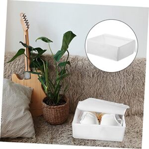 BESTOYARD underwear storage box vanity drawer padded socks plastic storage containers for clothes plastic to go containers Compartment Storage plastic storage organizer bra organizer tie