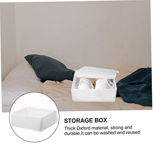 BESTOYARD underwear storage box vanity drawer padded socks plastic storage containers for clothes plastic to go containers Compartment Storage plastic storage organizer bra organizer tie