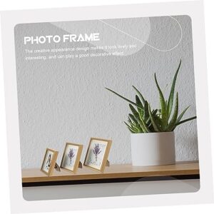 Abaodam Photo Collage Frame 3Pcs Photo Frame Specimen wooden frames glass picture frame vintage picture frames Rustic Picture Frame retro desk Photo Frame MDF Wood Photo Frame