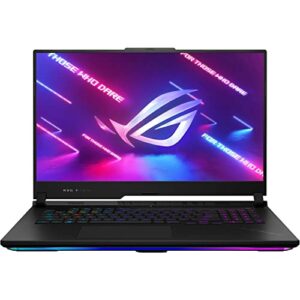 ASUS ROG Strix SCAR-17 G733 Gaming & Entertainment Laptop (AMD Ryzen 9 7945HX 16-Core, 64GB DDR5 4800MHz RAM, 8TB PCIe SSD, GeForce RTX 4080, 17.3" 240Hz Win 11 Pro) with DV4K Dock