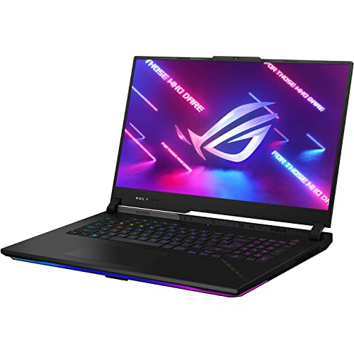 ASUS ROG Strix SCAR-17 G733 Gaming & Entertainment Laptop (AMD Ryzen 9 7945HX 16-Core, 64GB DDR5 4800MHz RAM, 8TB PCIe SSD, GeForce RTX 4080, 17.3" 240Hz Win 11 Pro) with DV4K Dock