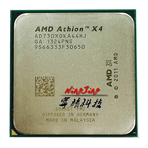 SAAKO Athlon X4 730 2.8 GHz Quad-Core CPU Processor AD730XOKA44HJ Socket FM2 Making Computers Process Data Faster